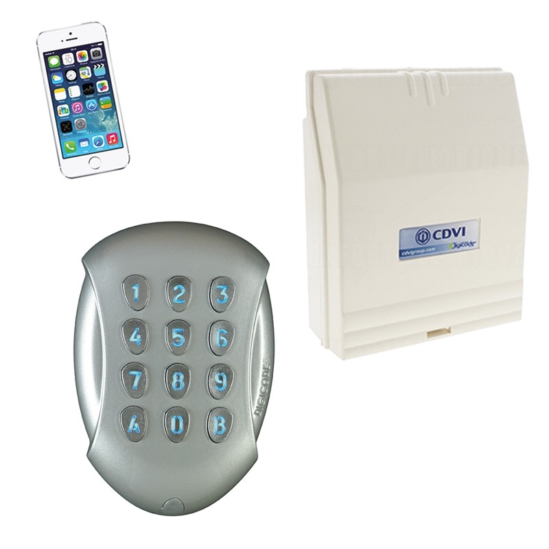 Digicode Galeo 3 relais avec bluetooth CDVI |Diferbat| Distributeur FR